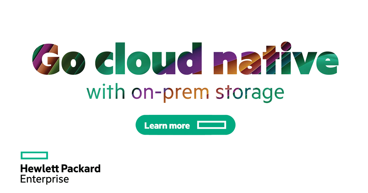 Go cloud native with on-prem storage