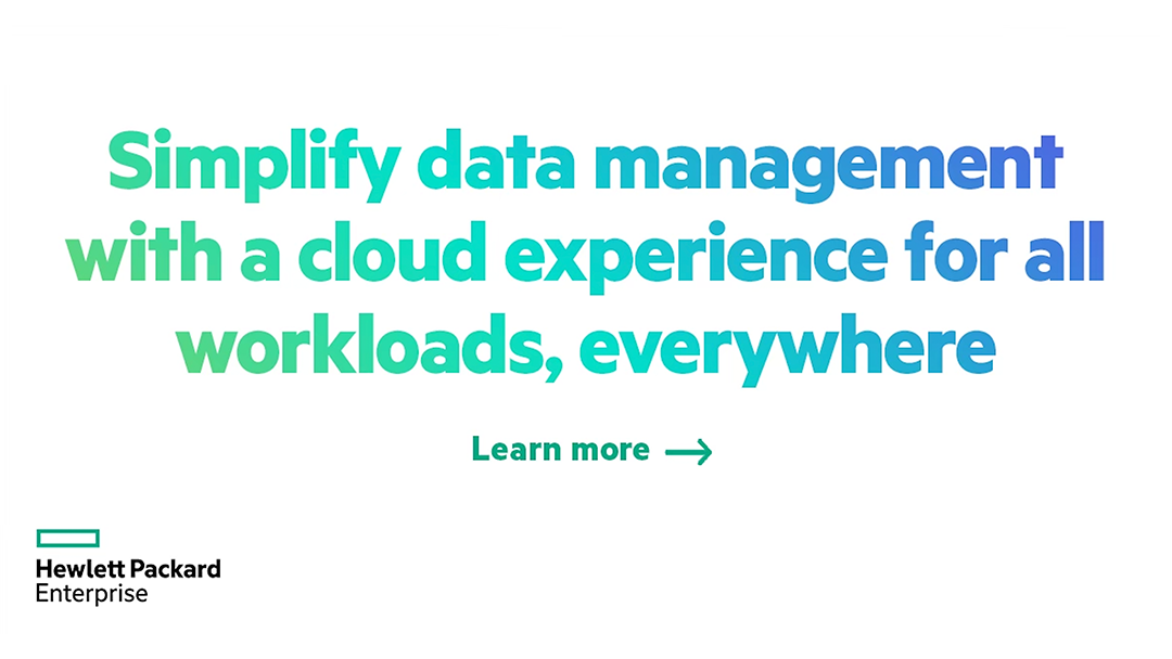 Solve your data lifecycle challenges with HPE GreenLake for storage